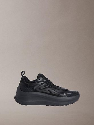 Calvin Klein Ck Volumax - Chunky Ck Stripe Runner Sneakers - Triple Black - Damen - EU 36