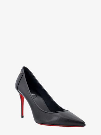 Christian Louboutin Womens Pumps Sporty Kate 85 Leather Black High Heel Shoes