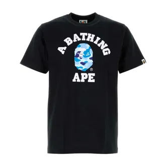 A Bathing Ape A Bathing Ape, Homme, Tops, Noir, Taille: 2XL T-shirt ABC Camo Collage