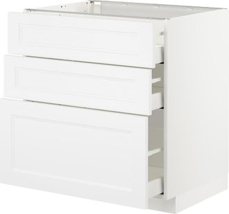 IKEA METOD Unterschrank mit 3 Schubladen