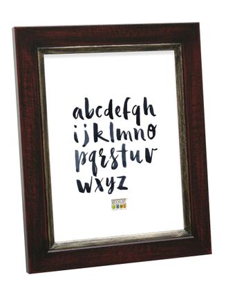 Deknudt Frames S42LF9-20.0X25.0 Bilderrahmen, Holz, 30 x 24 x 1,5 cm, Braun/Schwarz