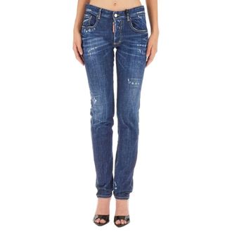 Dsquared2 Femme, Jeans, Bleu, Taille: 34 FR Slim Fit Jeans