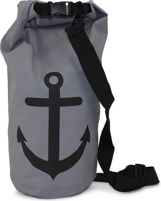 Sonia Originelli 20 Liter Seesack Anker Wasserfest Trockensack Survival Bag Farbe Grau