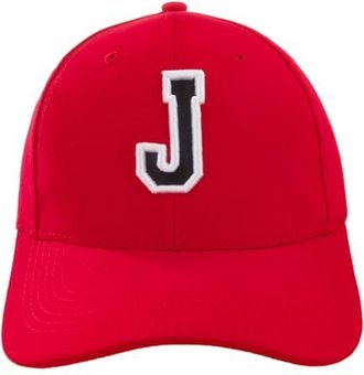4sold Casual Coton Alphabet A-Z Rouge Casquettes Noir Lettre Snap Retour Chapeau Chapeaux Unisexe Gar&ccedil;ons Filles ou Homme Casquette Casquette de Baseball Ro