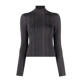 Marc Jacobs Knit Mockneck Pullover - - Knitwear - Damen - Schwarzk - L