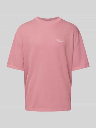 Pegador Oversized T-Shirt mit Label-Stitching Modell SIGNAR