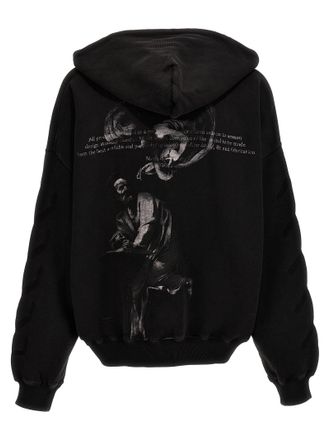 Off-white Mens Gray Cotton Sweatshirt Clothing