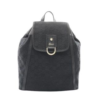 Gucci Pre-owned Sac &agrave; dos en toile GG - Femme - Pre-owned - Noir - Taille: ONE Size