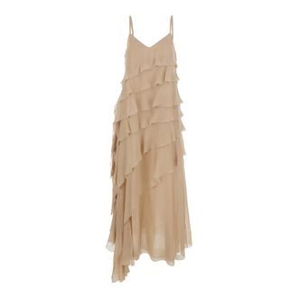 Antonelli Femme, Robes, Beige, Taille: 36 FR Long Dress Marilyn