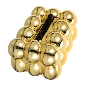 Aboofan Goldene Taschentuchbox-h&uuml;lle Rechteckig F&uuml;r Serviettenaufbewahrung Dekorativ F&uuml;r Zuhause Esszimmer Und B&uuml;ro