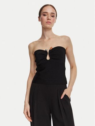 Guess Top W6YR37 Z1042 Schwarz Slim Fit