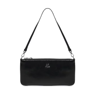 Courr&egrave;ges Sacs &agrave; &eacute;paule - Femme - Sacs - Noir - Taille: ONE Size