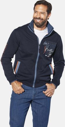 Jan Vanderstorm Sweatjacke LINDSEN mit elastischem Saumbund