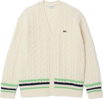 Lacoste Herren, Strickwaren, Wei&szlig;, SGr&ouml;&szlig;e