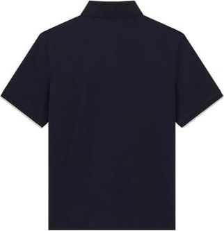 Guess Polo uni en coton m&eacute;lang&eacute;