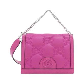 Gucci Sac bandouli&egrave;re mini en nylon Pre-owned - Femme - Pre-owned - Rose - Taille: ONE Size