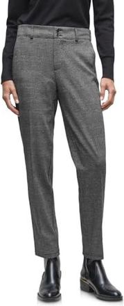 Street One 3716796 Chino Jacquard Coupe décontractée, Noir, 46W / 30L Femmes