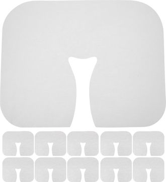 TOPBATHY VILLFUL 600 St&uuml;ck Einweg Kopfst&uuml;tzenbez&uuml;ge Atmungsaktive Vlies Gesichtsauflagen mit Nasenschlitz Ergonomisch f&uuml;r Massageliegen Spa Salon Weiche Einweg