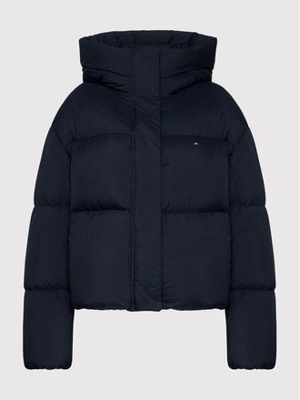 Tommy Hilfiger Daunenjacke WW0WW29933 Dunkelblau Loose Fit