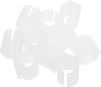 SOLUSTRE 10 St&uuml;ck U F&ouml;rmige Stuhlbeinkappen 19mm aus Kunststoff M&ouml;belgleiter f&uuml;r Holzb&ouml;den Bodenschoner f&uuml;r Runde Stuhlrohre Ger&auml;uschreduzierend Geeignet f&uuml;r W