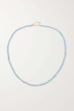 Mateo Bijoux Kette Aus 14 Karat Gold Mit Aquamarin