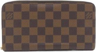 Louis Vuitton Portefeuille long Damier Pre-owned - Femme - Pre-owned - Brun - Taille: ONE Size