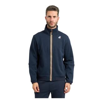 K-Way Sweatshirt mit durchgehendem Rei&szlig;verschluss - - Sweatshirts & Hoodies - Herren - Blau - M
