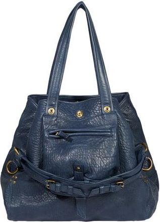 Jerome Dreyfuss Sac &eacute;paule craquel&eacute; en cuir