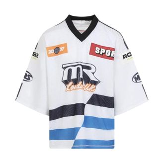 Martine Rose Homme, Tops, Multicolore, Taille: XL Oversized Hockey Top