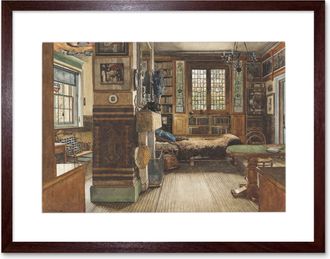 Wee Blue Coo ANNA ALMA TADEMA SIR LAWRENCE ALMA TADEMAS LIBRARY FRAMED ART PRINT F12X8382