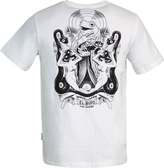 THE DUDES EL Bufo T-Shirt Herren (DE/NL/SE/PL, Alphanumerisch, L, Regular, Regular, Off-White)