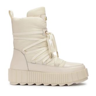 Kazar Modische Schneestiefel in Beigefarben - - Shoes - Damen - Beige - 36 EU