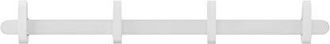 NORMANN COPENHAGEN Msds Studio Gaderobenhakenleiste, Stahl, wei&szlig;, H&ouml;he: 10,5 cm, Tiefe: 5,3 cm, L&auml;nge: 81,5 cm
