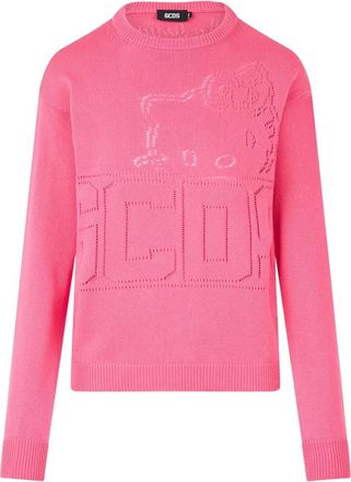 GCDS Gcds, Damen, Strickwaren, Rosa, XSGr&ouml;&szlig;e