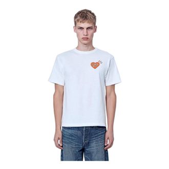 Human Made T-shirt &agrave; motif logo - Homme - Tops - Blanc - Taille: L