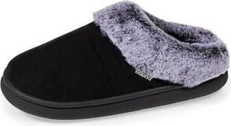 Isotoner Chaussons pantoufles Mules femme, 38 EU, noir