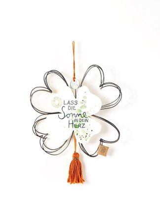 Good old Friends Kleeblattornament Lass die Sonne in Dein Herz