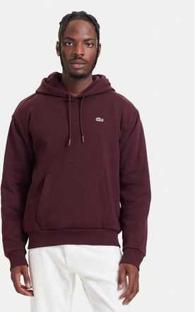 Lacoste Sweatshirt SH8863 Dunkelbraun Relaxed Fit
