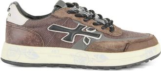 Premiata baskets Nous à empiècements - Marron