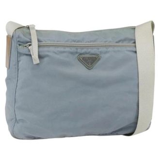 Prada Sac bandouli&egrave;re en nylon Vintage Pre-owned - Femme - Pre-owned - Bleu - Taille: ONE Size