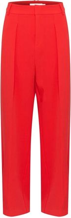 Inwear Femme, Pantalons, Rouge, Taille: 34 FR Wide Pantalons
