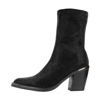 Alma En Pena Stylische Stiefeletten mit Absatz - - Shoes - Damen - Schwarzk - 37 EU