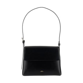 A.P.C. A.p.c., Femme, Sacs, Noir, Taille: ONE Size Virginie Flap Bag
