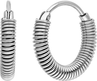 Liebeskind Liebeskind Berlin Ohrringe - Edelstahl Twist - Gr. unisize - in Silber - f&uuml;r Damen