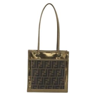 Fendi Sac cabas Pre-owned en plastique - Femme - Pre-owned - Brun - Taille: ONE Size
