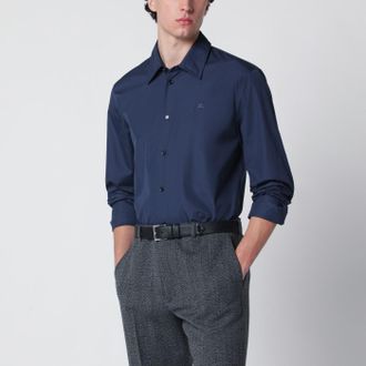 Burberry Blaues Baumwollhemd mit EKD