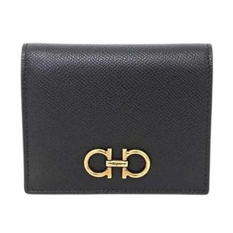 Ferragamo Pre-owned Leder Portemonnaie - - Pre-owned - Damen - Schwarzk - ONE SIZE
