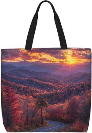 Generic Montagnes De La Parkway Sac Fourre-Tout Imperm&eacute;able Sacs De Courses D&eacute;contract&eacute; Sac A Main Femme Pour Travail Gym Shopping