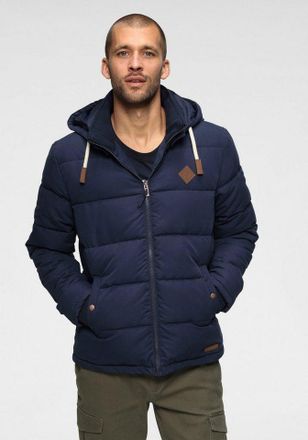 Bruno Banani Steppjacke leicht, wasserabweisend, modischer Stil, mit dekorativen Badges