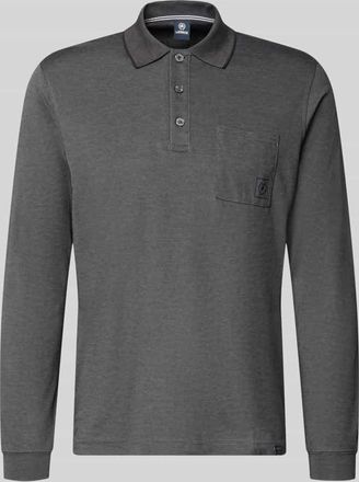 Lerros Regular Fit Poloshirt in Two-Tone-Machart